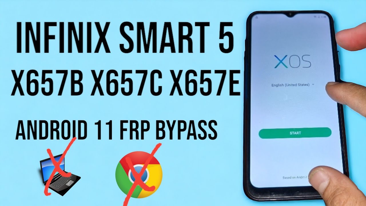 INFINIX SMART 5 X657B X657E X657C FRP Bypass ANDROID 11 Without PC ...