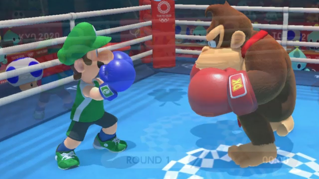 MARIO & SONIC AT THE OLYMPIC GAMES TOKYO 2020 Luigi - Discus Throw ...