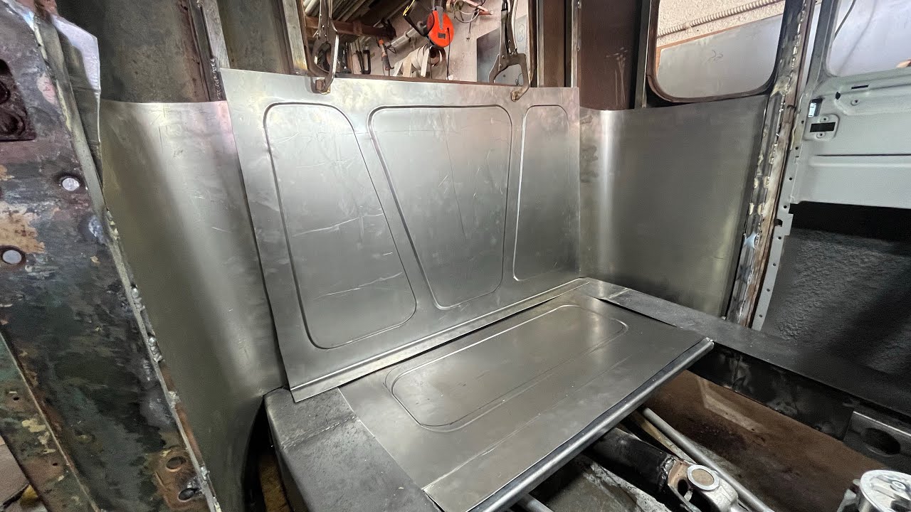 Interior sheet metal work for a 1930 model a ford interior #diy # ...