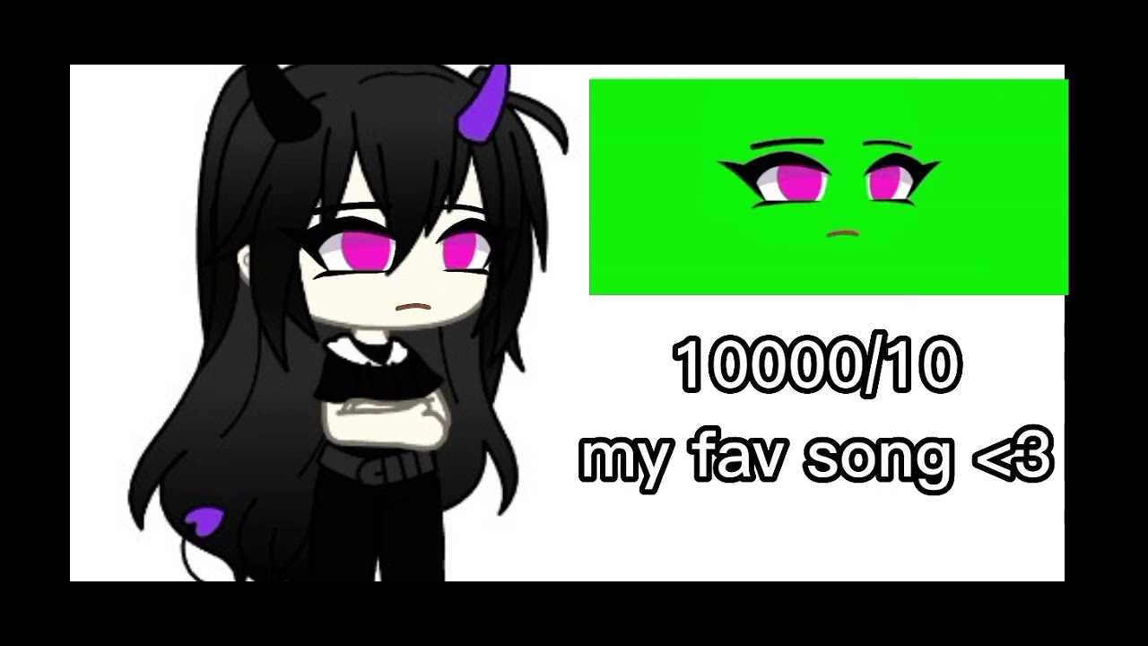 Rating gacha life green screen faces with my oc's - YouTube