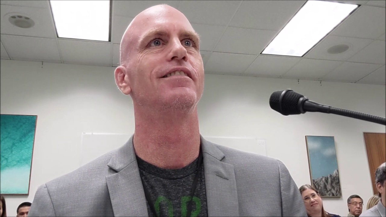 MJ Nale Testifying at Senate Hearing Hawaii - YouTube