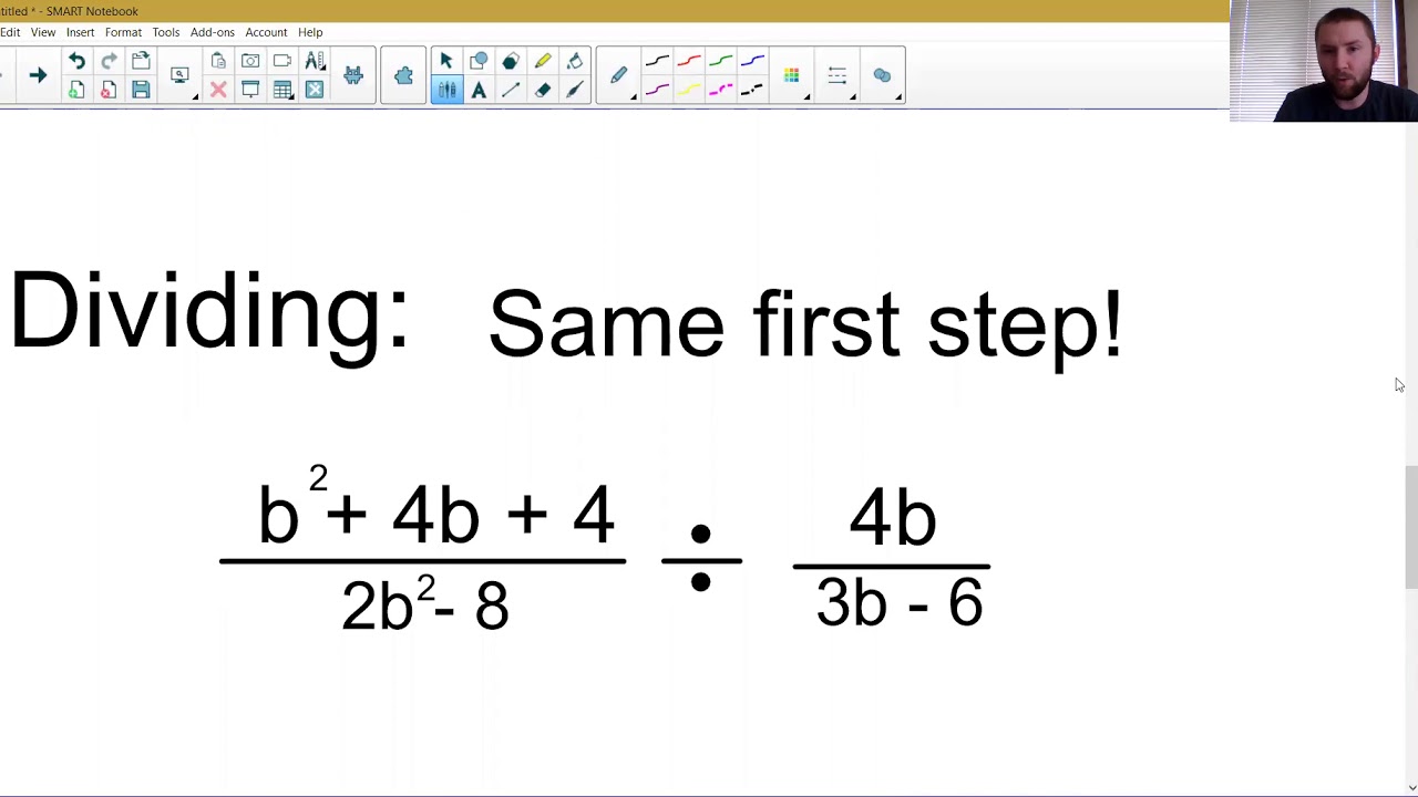 Algebra 1 Lesson 11-2 -- Multiply and Divide Rational Expressions - YouTube
