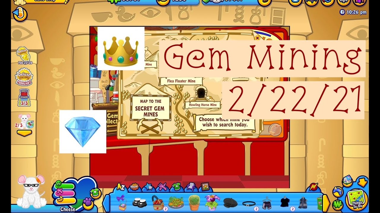 Gem Mining 2/22/21 | Webkinz - YouTube