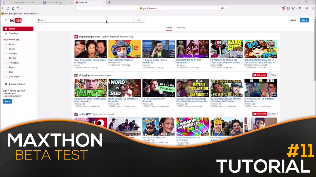 [BETA TEST] MAXTHON 5 [FIRST IMPRESSION] - YouTube