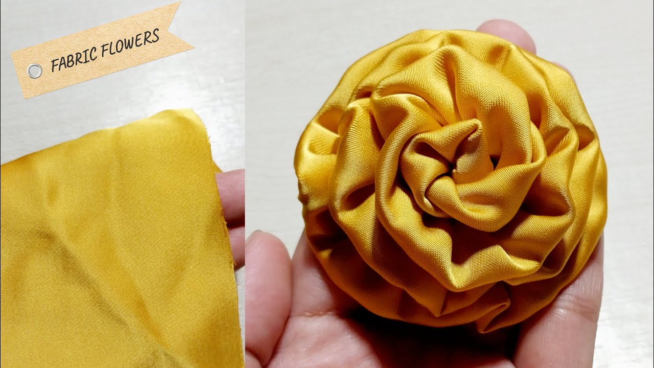 Amazing rose making tricks | Make easy roses with needle and thread ...