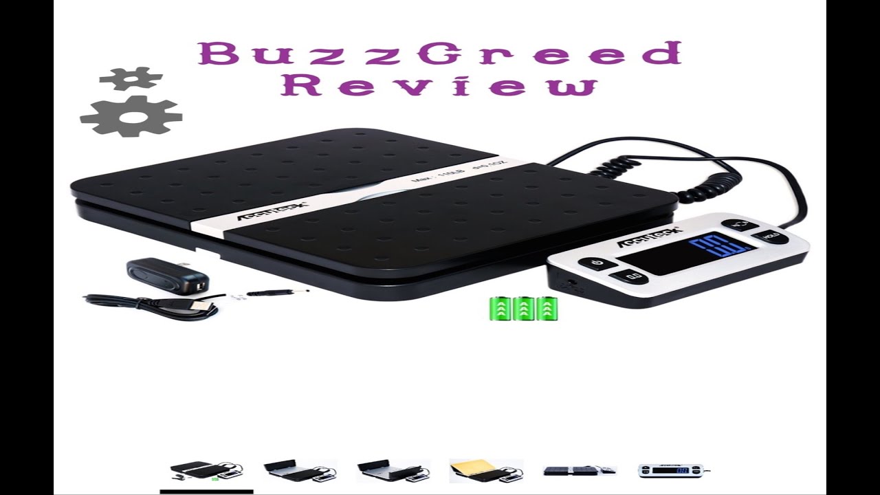 Accuteck ShipPro 110lbs x 0.1 oz. Digital Postal Shipping postage scale ...