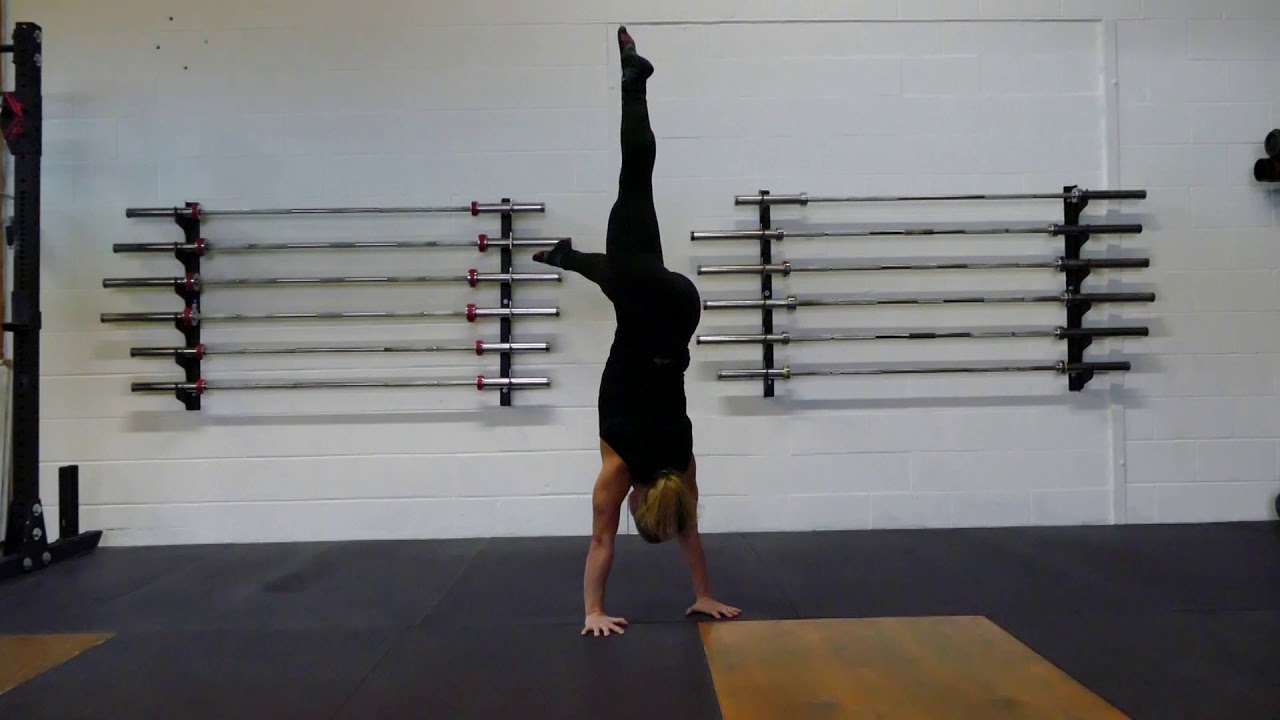 Handstand - Split Kick Up - YouTube