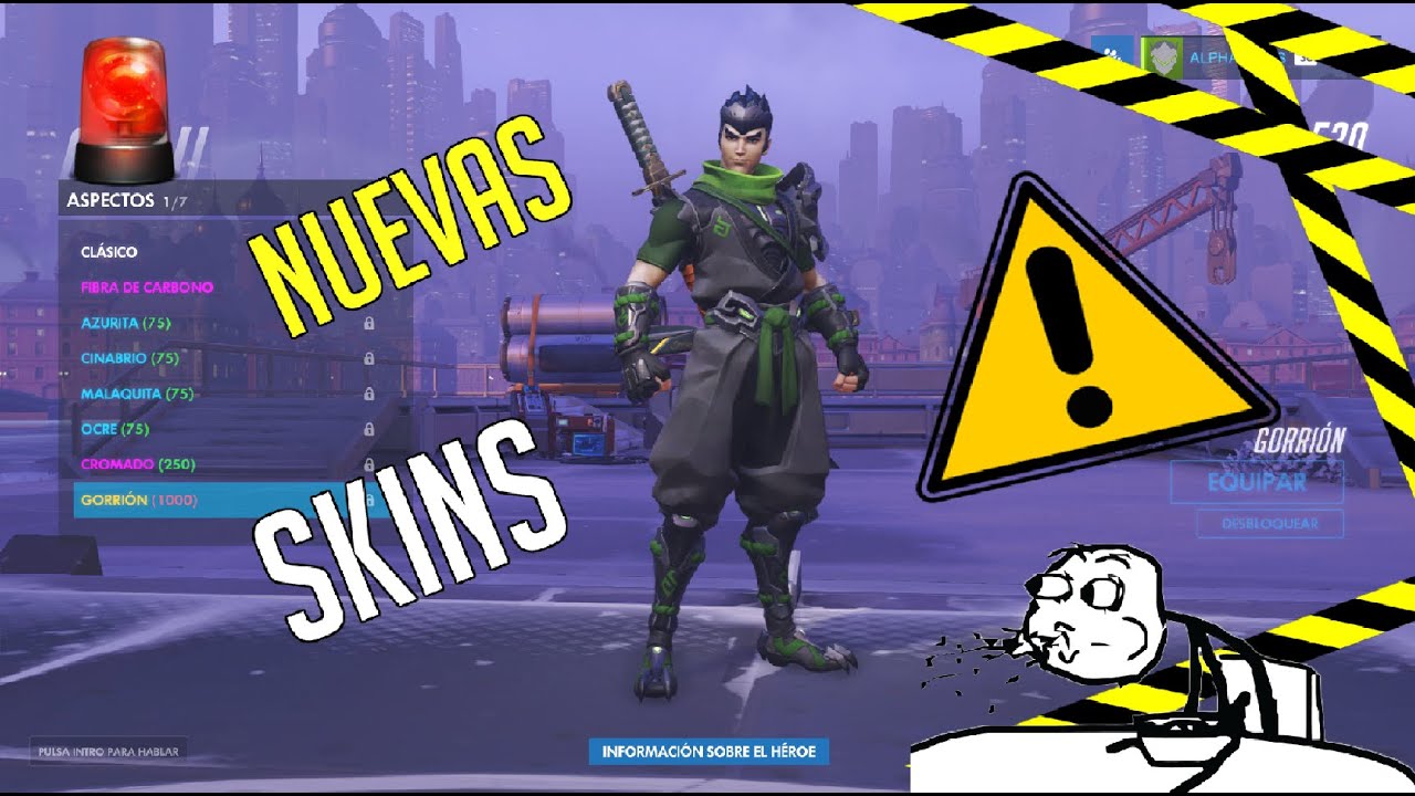 OVERWATCH | LEGENDARY SKINS | GENJI que te han hecho!!! - YouTube