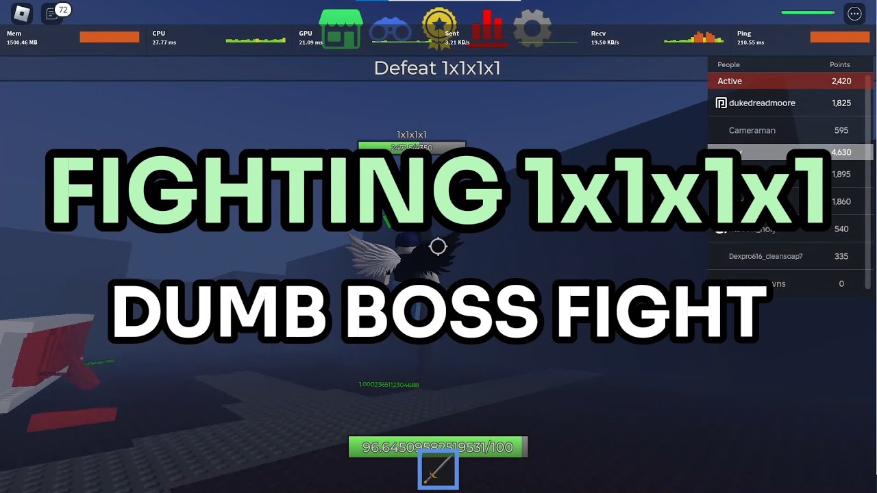 Have Fun Fighting the Bosses! | Dumb Boss Fight | Roblox - YouTube