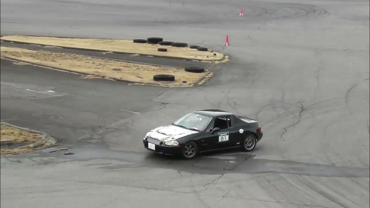250216 JMRC中部ジムカーナ 東海Sr1 MI BSA1 KMR2 デルソル - YouTube