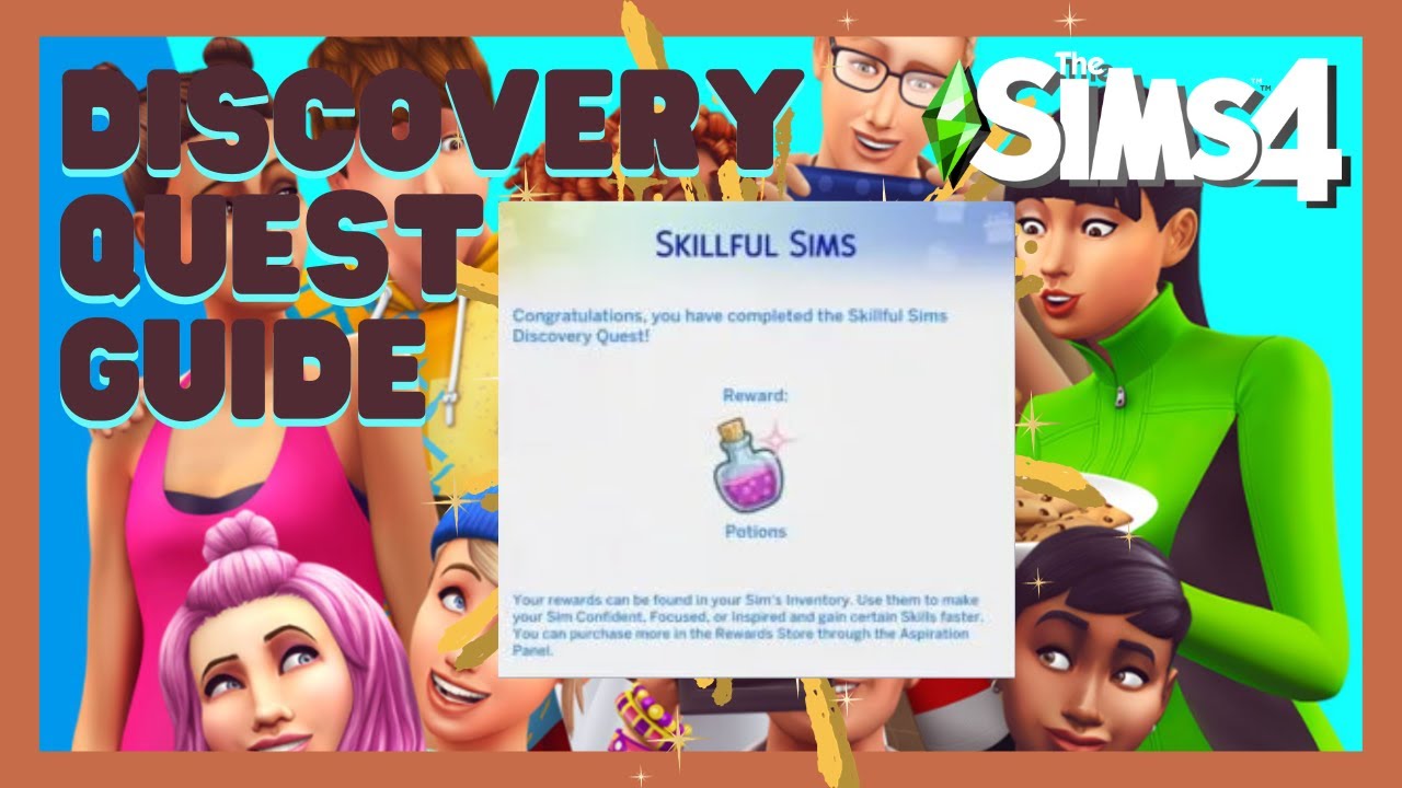 FREE Potions! How to Complete the Skillful Sims Discovery Quest - YouTube