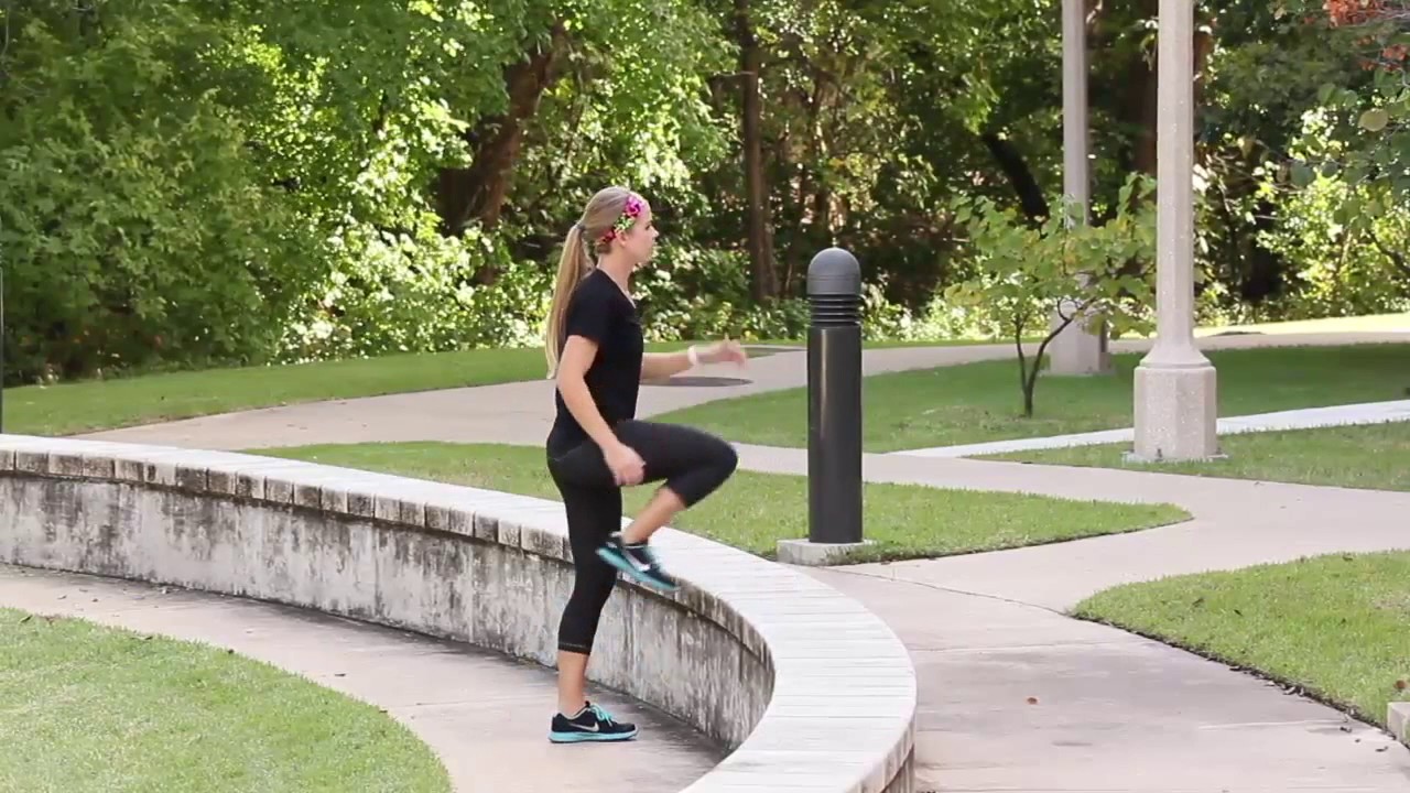 Front Step Ups - YouTube