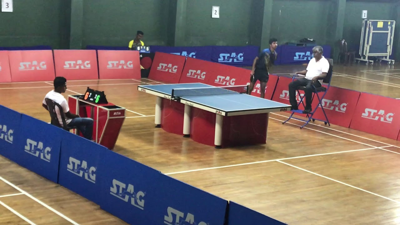 71st national Table Tennis Championship 2017 Under 21 Boys finel. ️ ...
