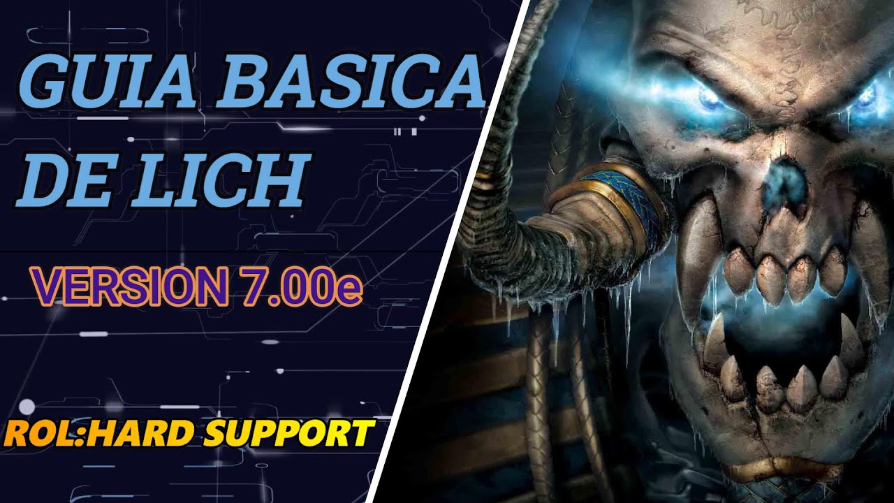 Guia Basica de Lich / Dota 1 version 7.00e - YouTube