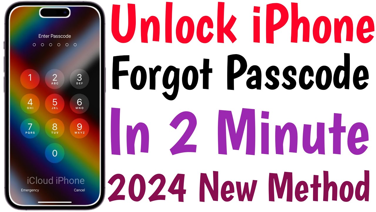 Unlock iPhone Forgot Passcode In 2 Minutes | How To Unlock iPhone ...
