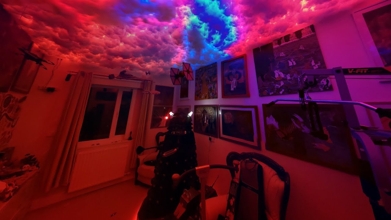 How to install a safe quality smart led Cloud Ceiling. - YouTube