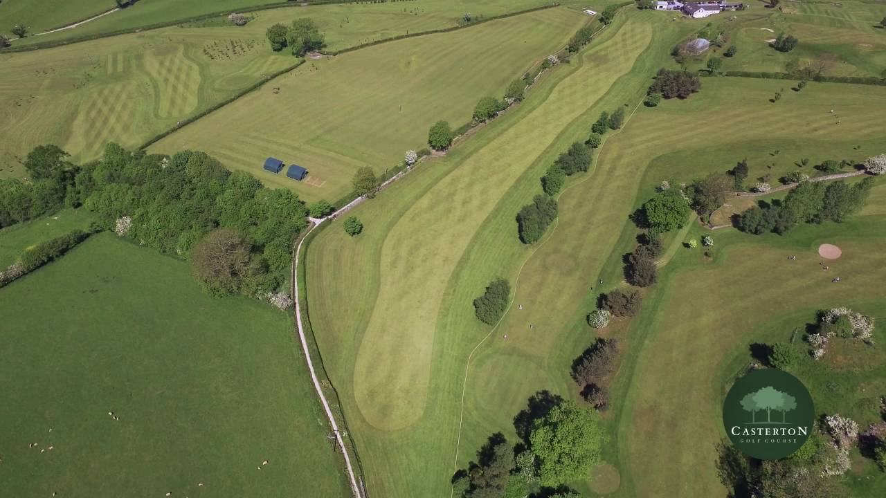 Casterton Golf Course Hole Nine Flyover 4k - YouTube