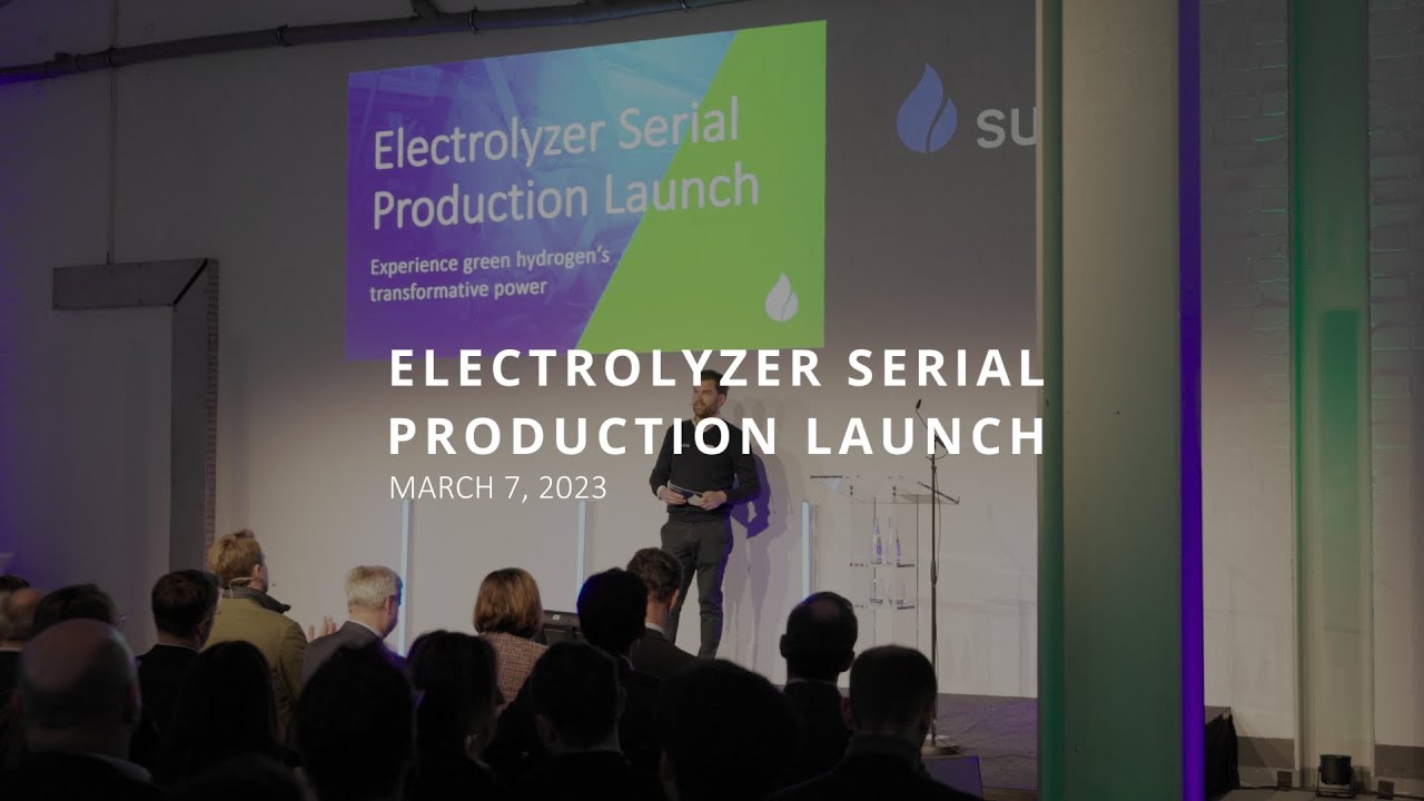 Electrolyzer Serial Production Launch | Sunfire - YouTube