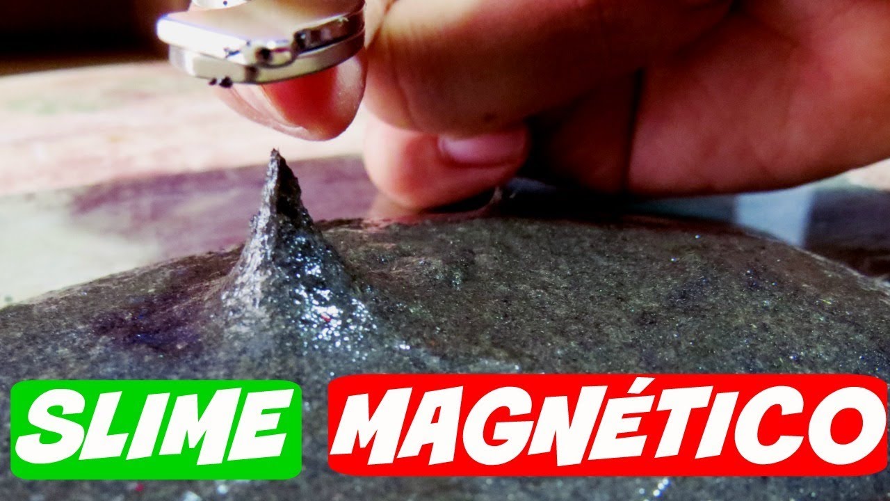 Experimento - Como fazer slime magnético - YouTube