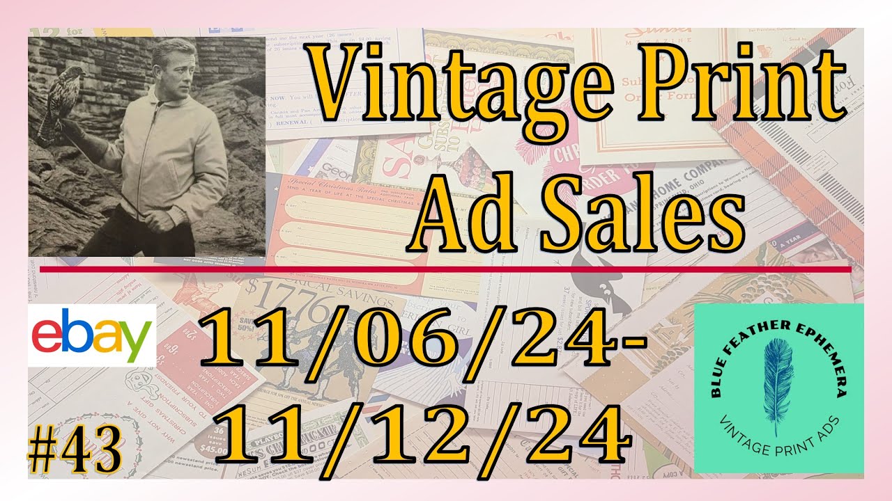I've Never Sold One Of THESE Before! - MOSTLY Vintage Magazine Print Ad ...