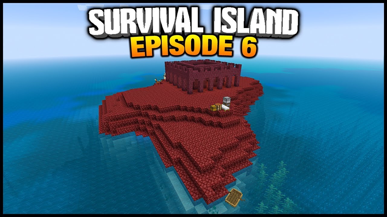 Minecraft: Making a Nether Island - Episode 6 (Survival Island Let's ...