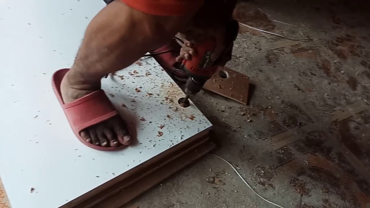 Mal-malan lubang engsel sendok mudah di buat dan di gunakan - YouTube