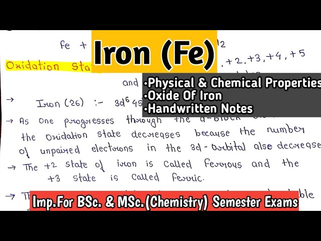 Physical Property Of Iron 1. Matter 2. States Of Matter 3. Physical