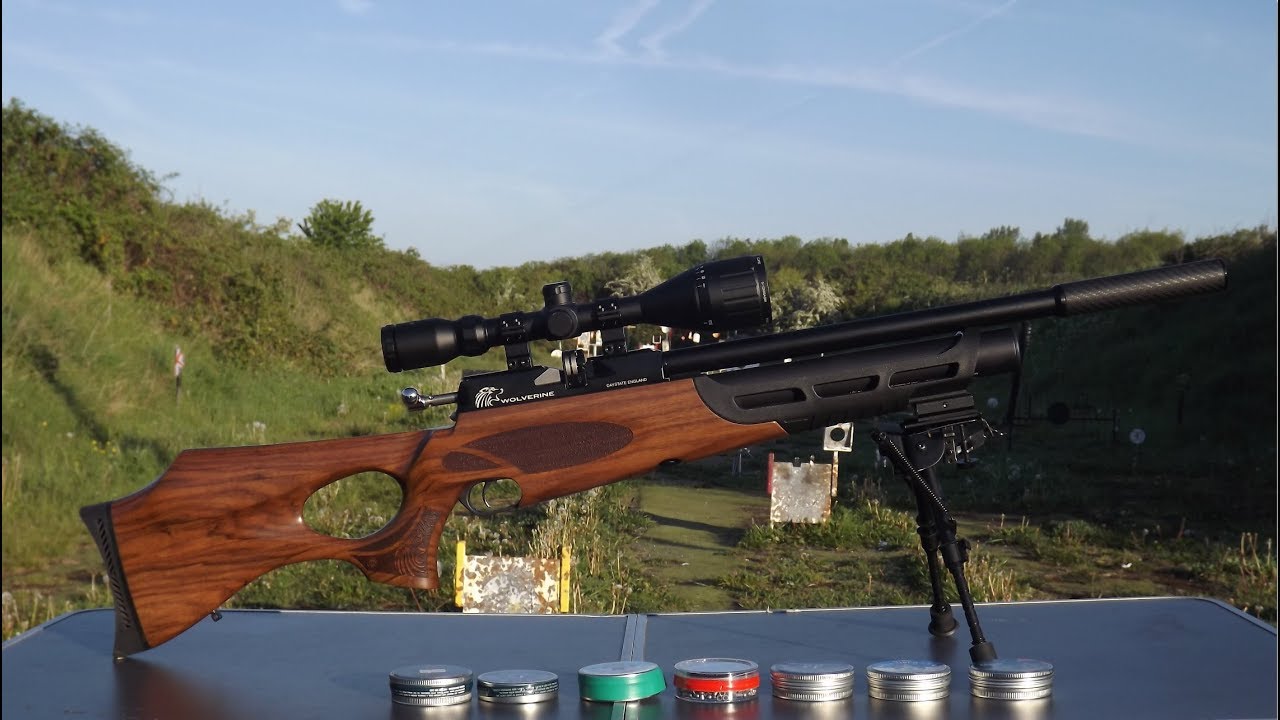 The Daystate Wolverine Accuracy and pellet tests at 50 yards - YouTube