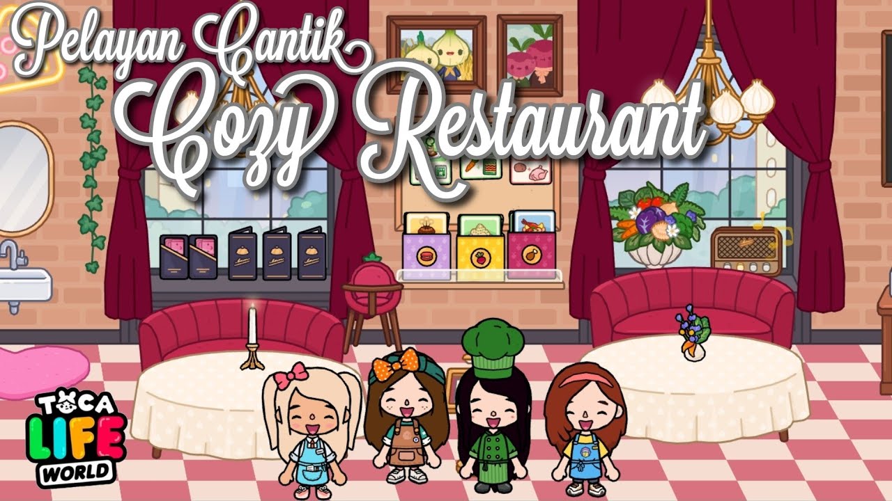 Pelayan Cantik Cozy Restaurant || Drama Toca Life World || Toca Boca ...