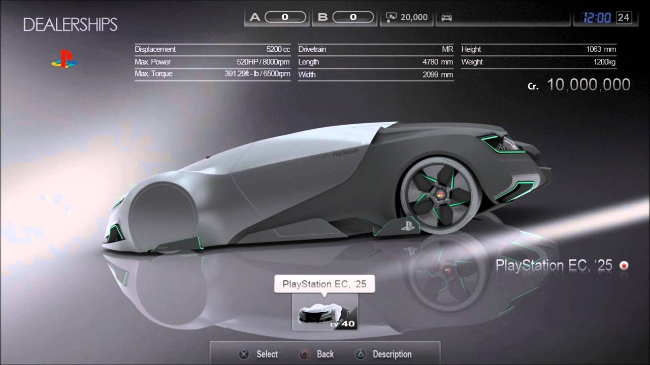 PlayStation Car (PSEC) in Gran Turismo 5 - YouTube