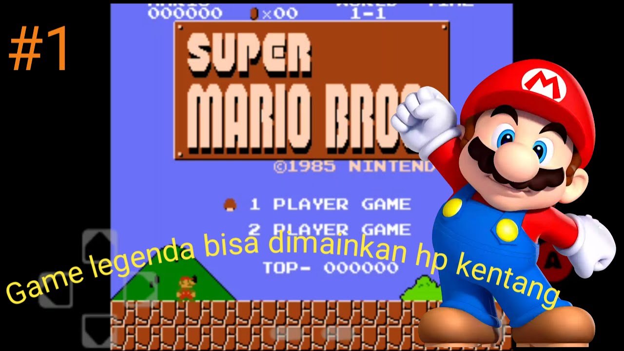 GAME LEGENDARIS SUPER MARIO HP RAM 1 LANCAR JAYA - YouTube
