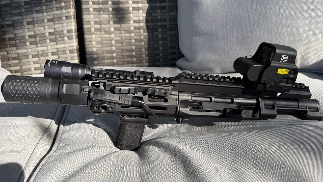 AUG A3 M2 MK2 QD rail install - YouTube