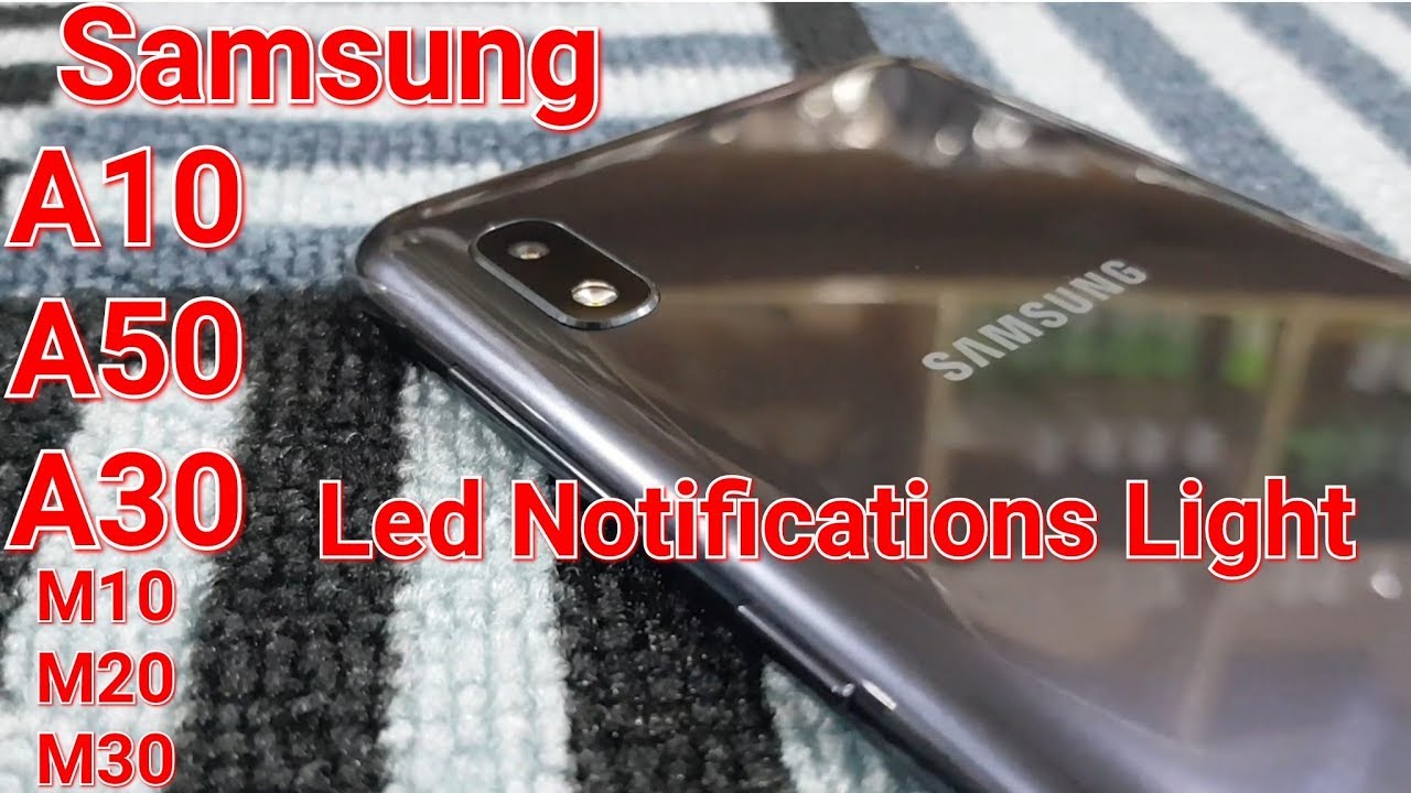 How To Enable Flash Notification In Galaxy A10 , A20 , A50 & M10 , M20 ...