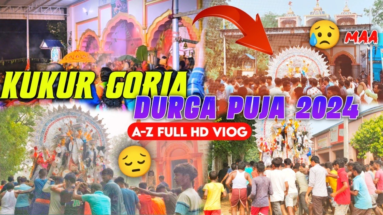Purulia (KukuR GoriA) Durga Puja 2024 || Full HD Vlog Video के साथ ...