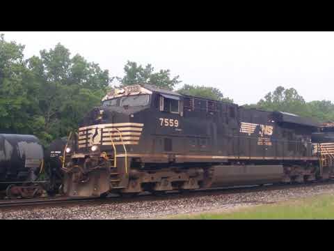 NS 18K @ LOGANSPORT, IN 6 15 23 NS 7559 NS 7265 - YouTube