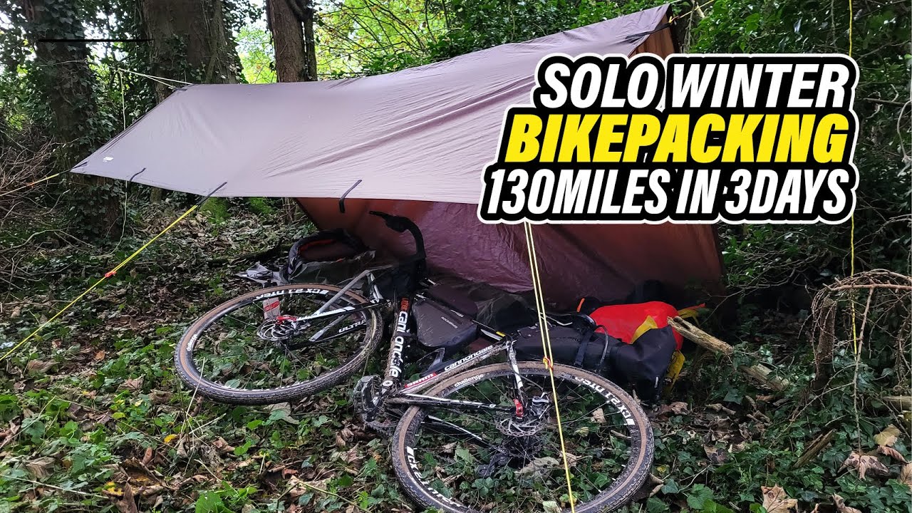 Bike Packing Peddars Way - Solo Tarp Stealth Camping - YouTube