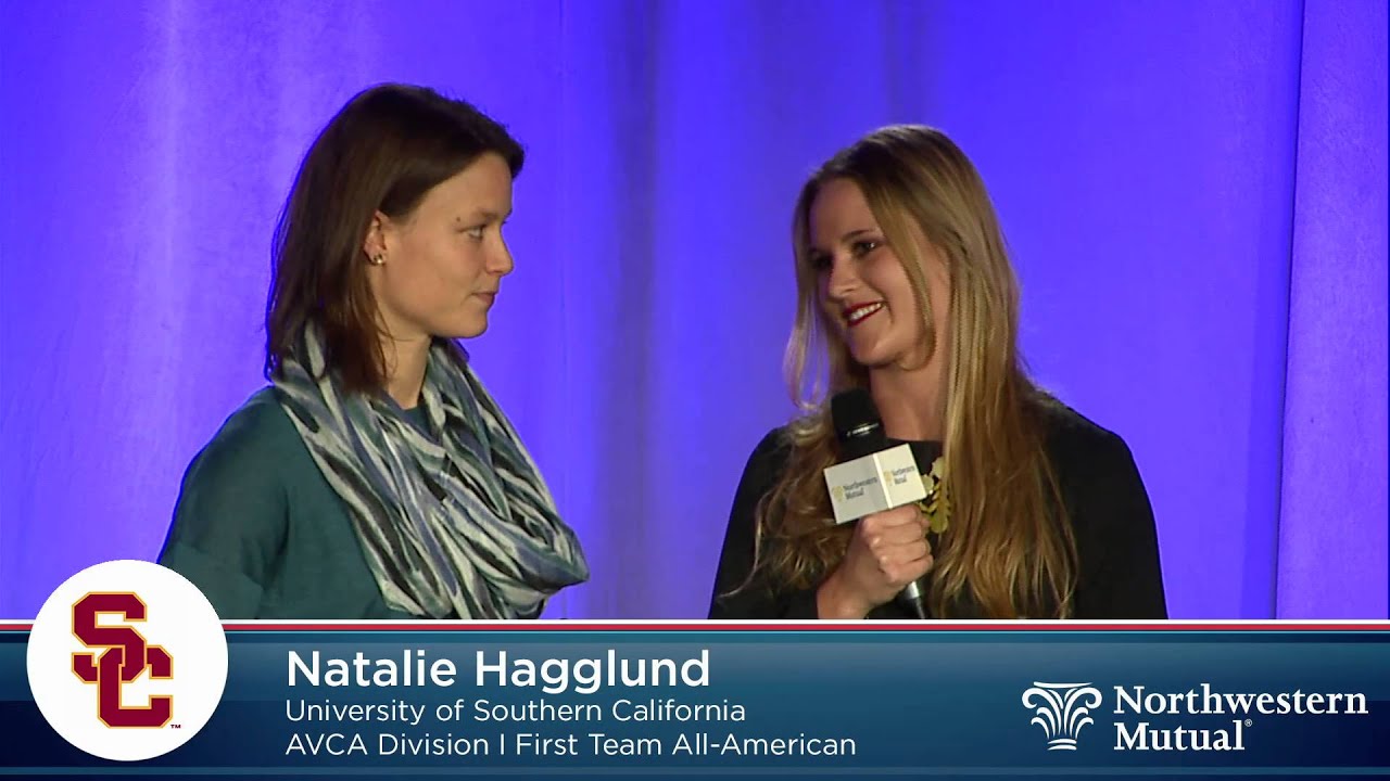 W. Volleyball: AVCA All-American Natalie Hagglund - YouTube