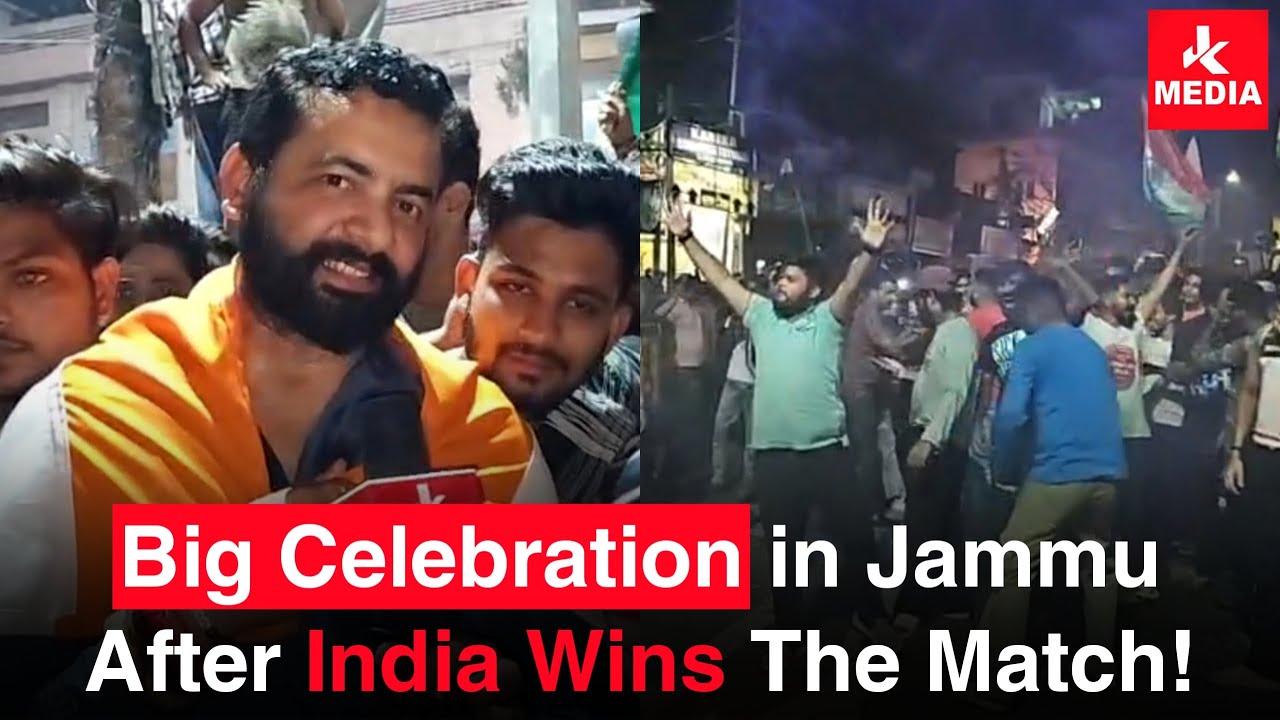Celebrations in Jammu after India Pakistan Match.… - YouTube
