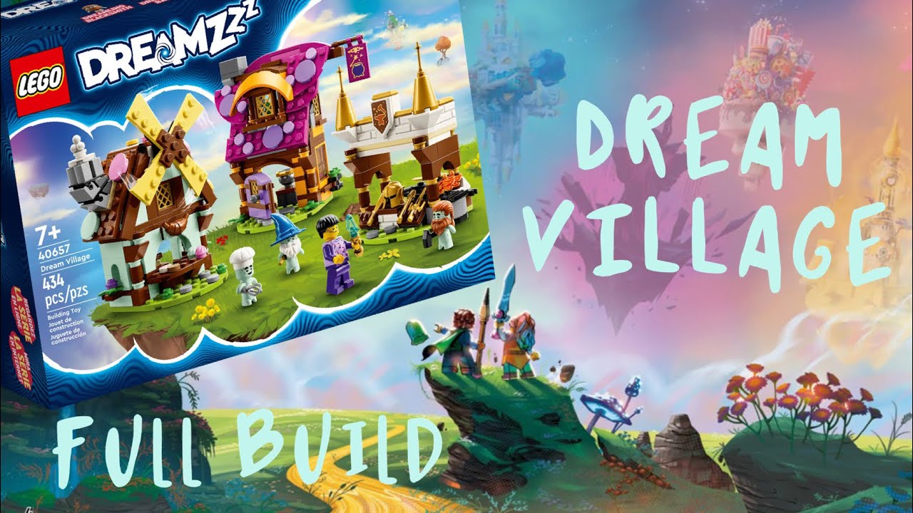 Dream Village LEGO DreamZzz set complete build - YouTube