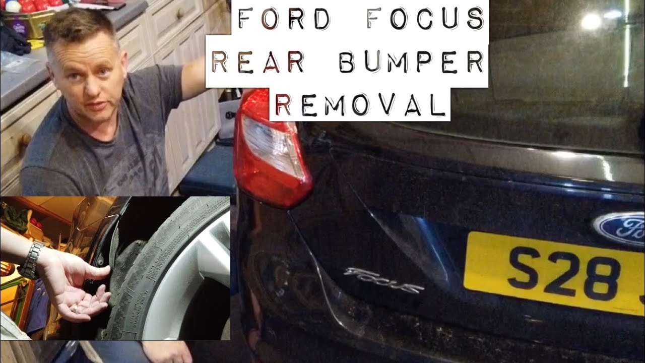 Ford Focus Mk3 Rear Bumper Removal - YouTube