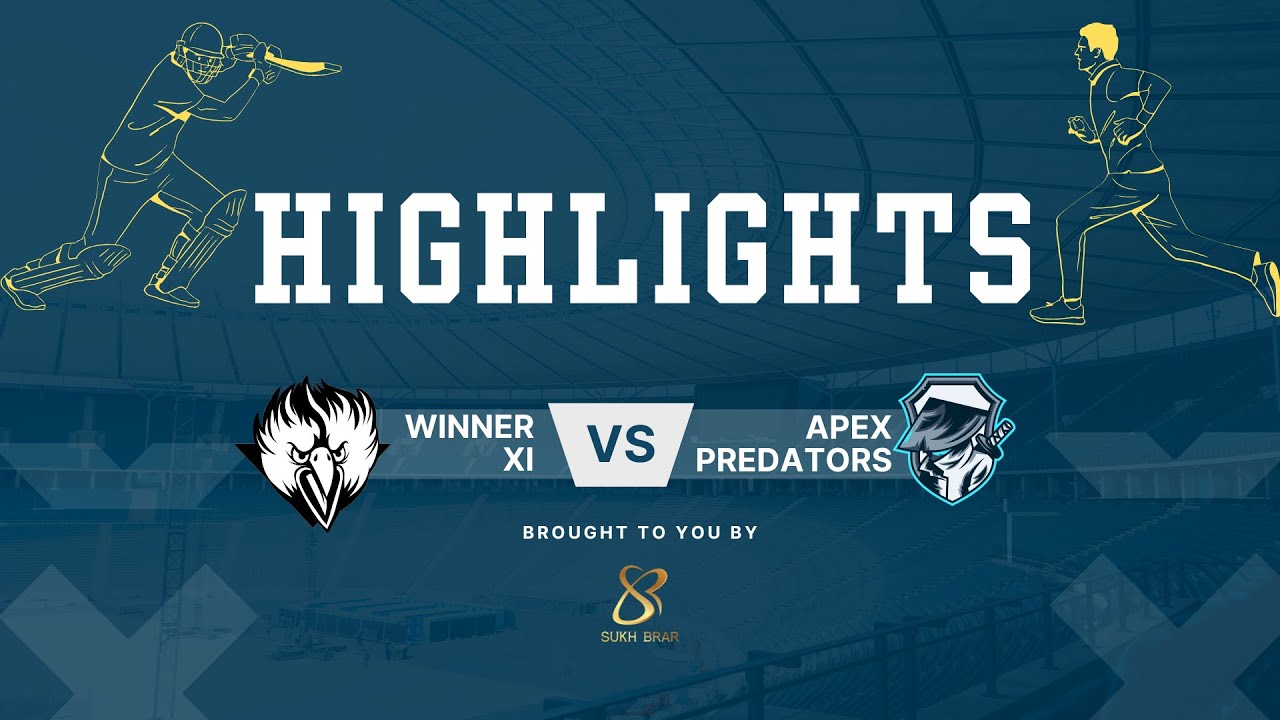 Winner Xi Vs Apex Predators || 2nd T25 Corporate Leauge || Highlights ...