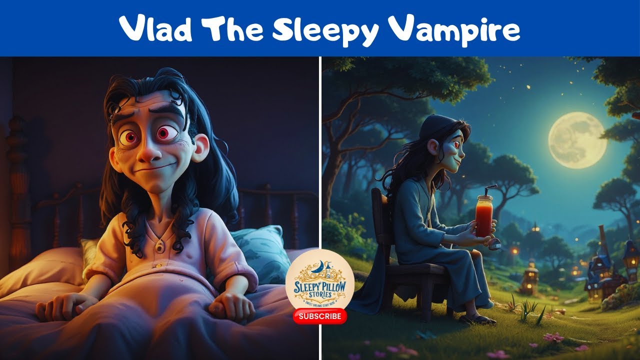 Vlad The Sleepy Vampire - A Bedtime Story For Kids - YouTube