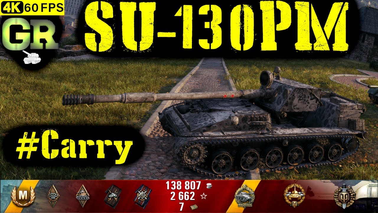 World of Tanks SU-130PM Replay - 8 Kills 5K DMG(Patch 1.4.1) - YouTube