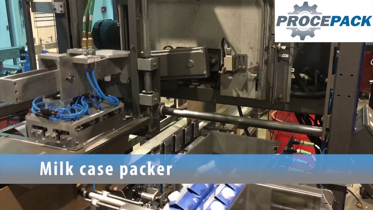 Procepack - Milk case packer - YouTube