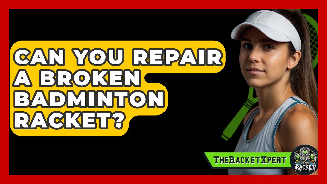 Can You Repair A Broken Badminton Racket? - The Racket Xpert - YouTube