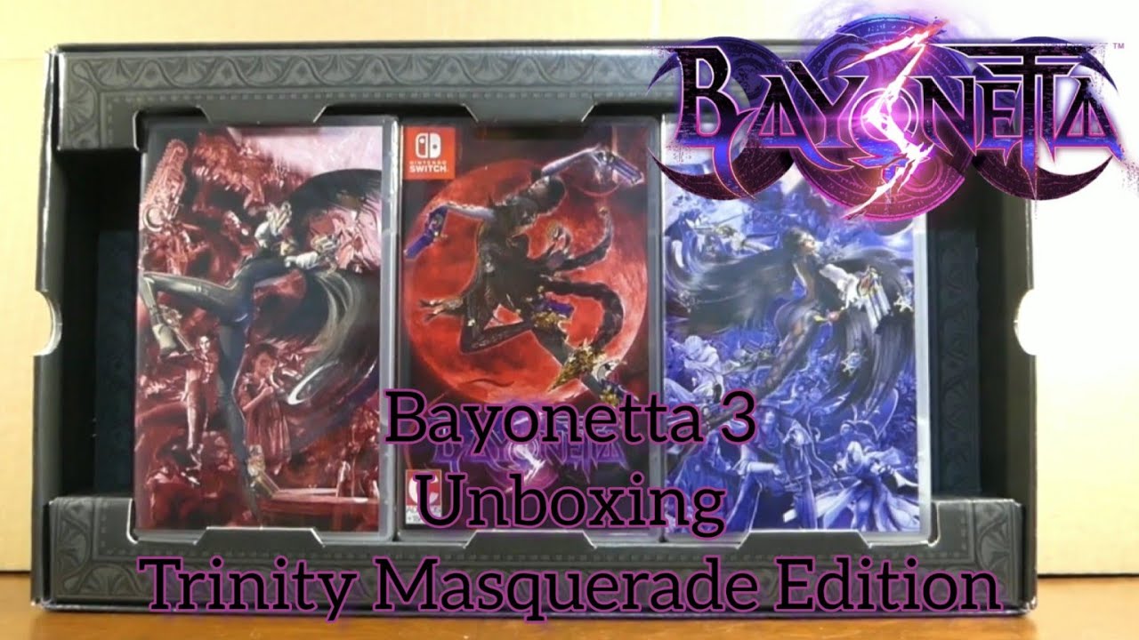 Bayonetta 3 Trinity Masquerade Edition - Unboxing Versión Latam - YouTube