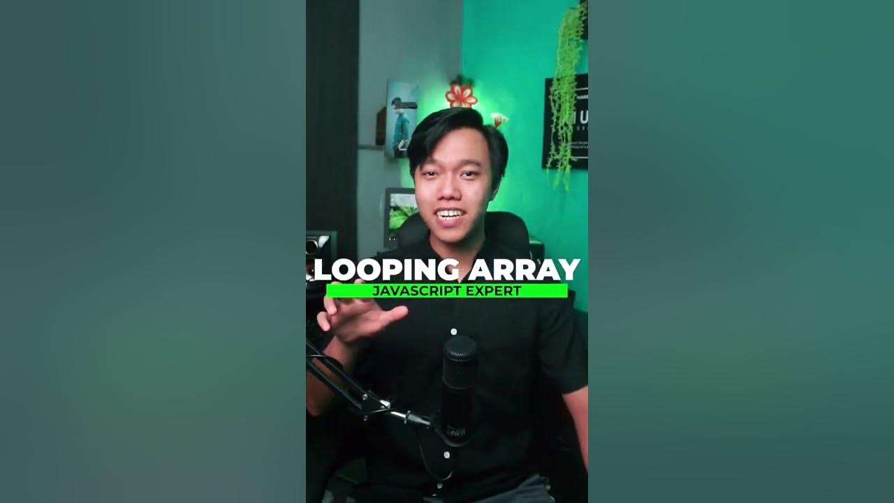 LOOPING ISI ARRAY PADA JAVASCRIPT - YouTube