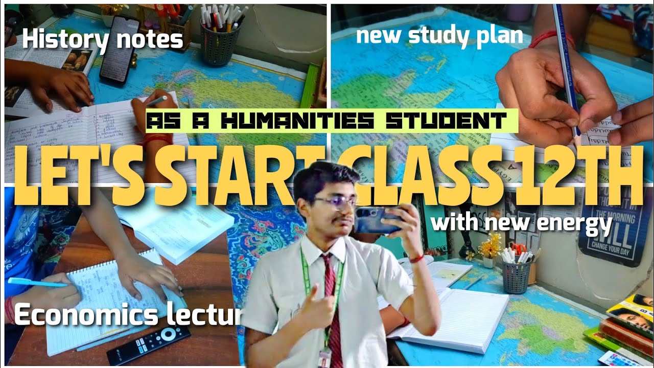 Let's Start Class 12th As A Humanities Student || #studyvlog - YouTube