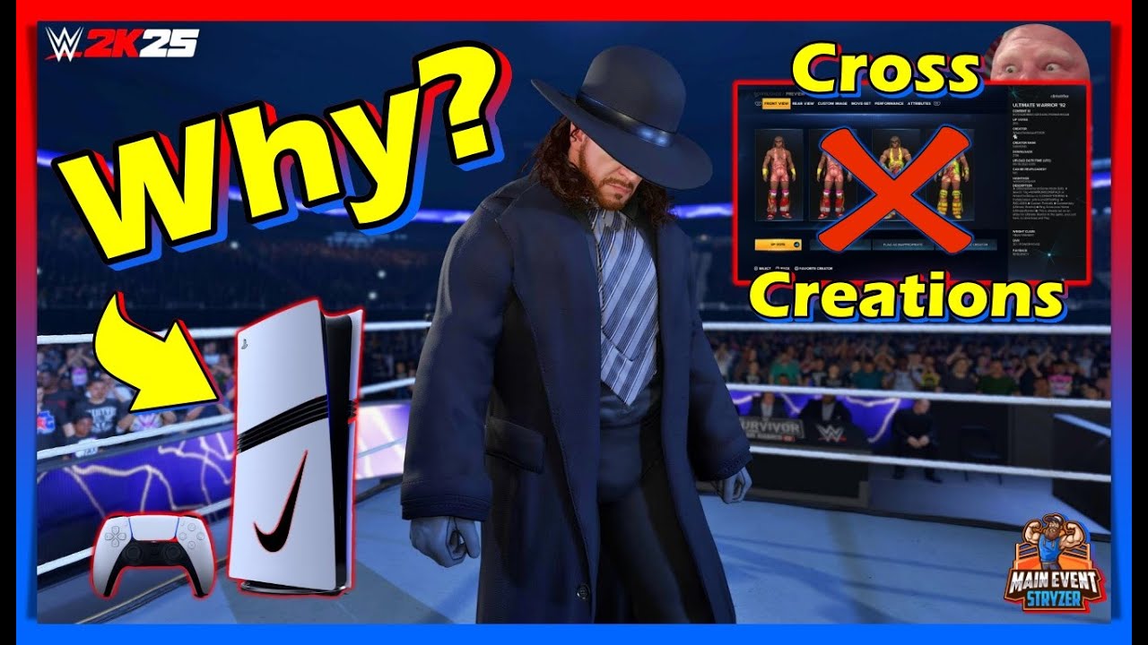 WWE 2K25 Cross Platform Community Creations Got AXED for This? - YouTube