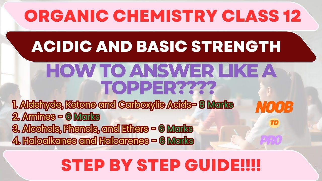 How to approach Acidic and Basic Strength Questions | Organic Chemistry ...